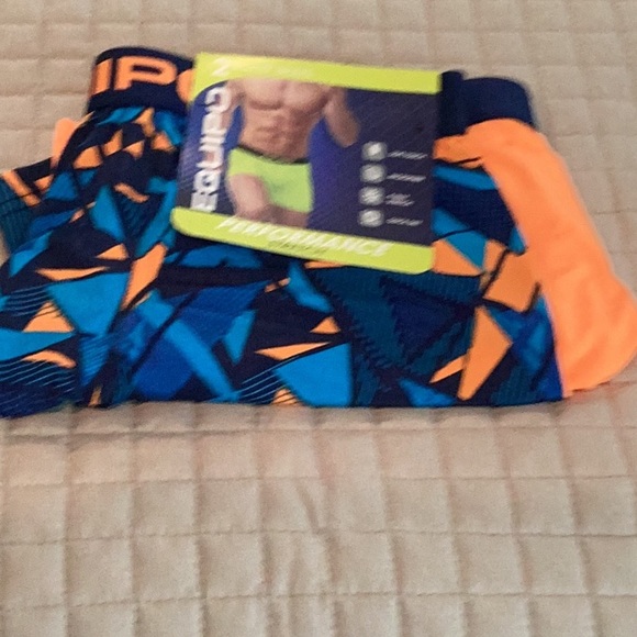 Equipo | Underwear & Socks | Equipo Blue And Orange Geometric Boxer ...